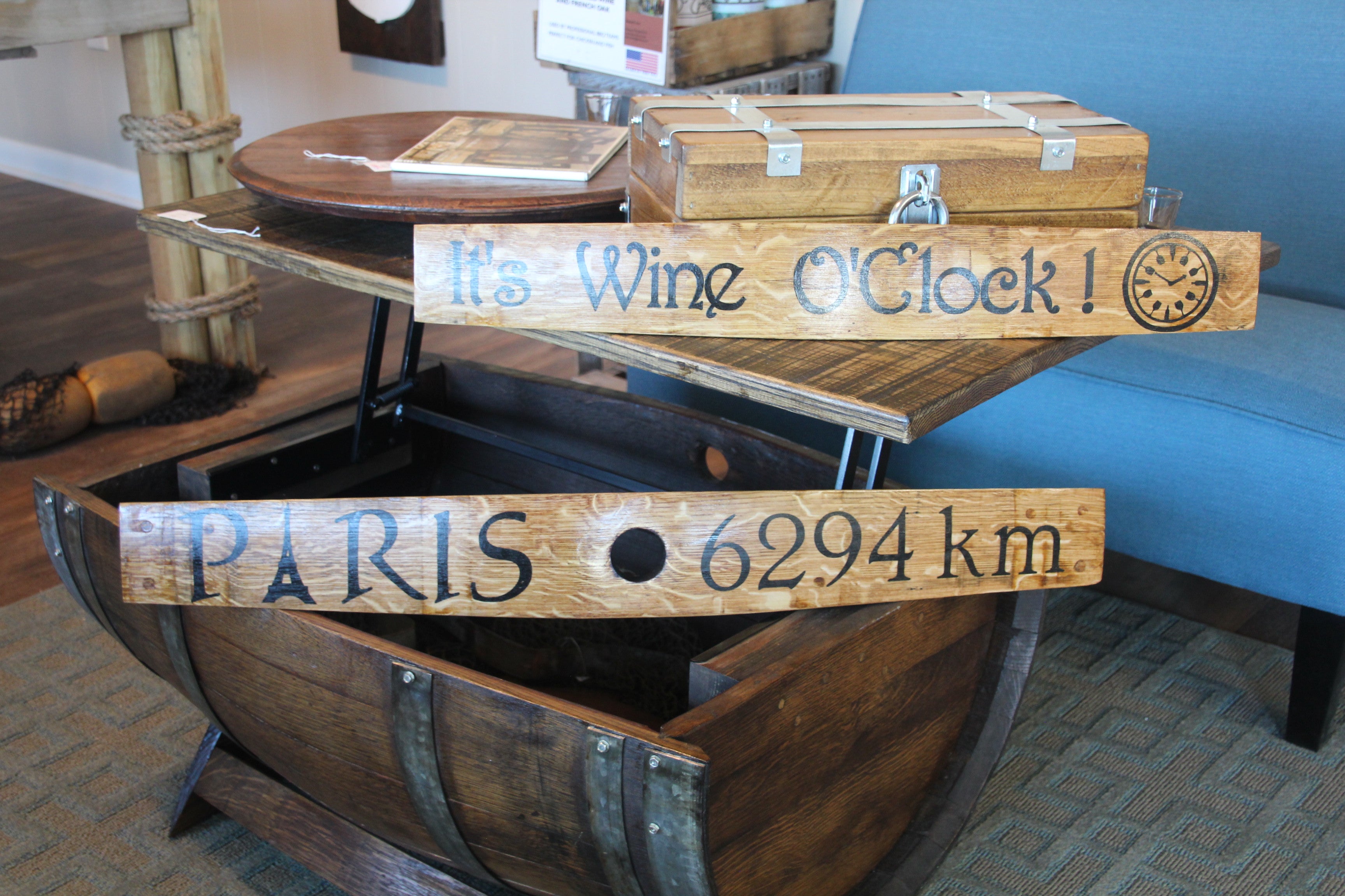 Custom Wine and Whiskey Barrel Stave Signs – Barrel-Art